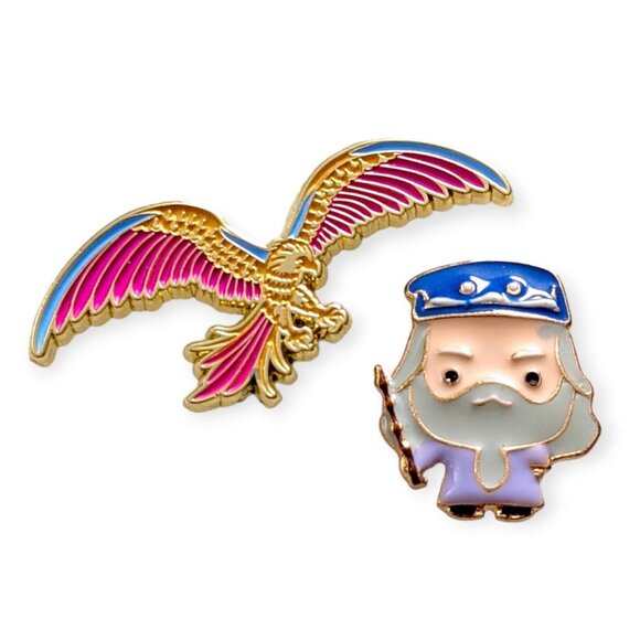 Warner Bros. | Accessories | Harry Potter Enamel Pins Dumbledore And ...